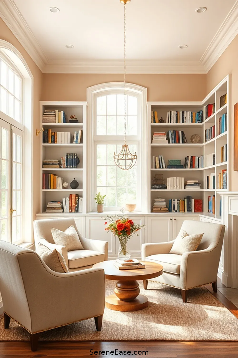 18 Earth Tone Color Schemes for a Modern Farmhouse Library Style ...