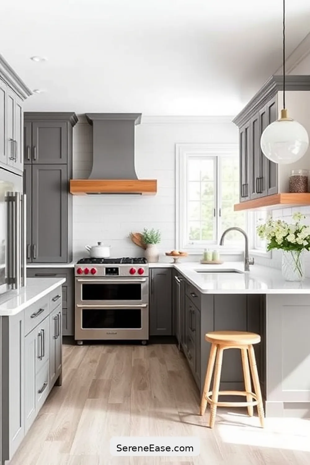 20 Ways to Achieve Monochromatic Kitchen in Modern Farmhouse Style ...