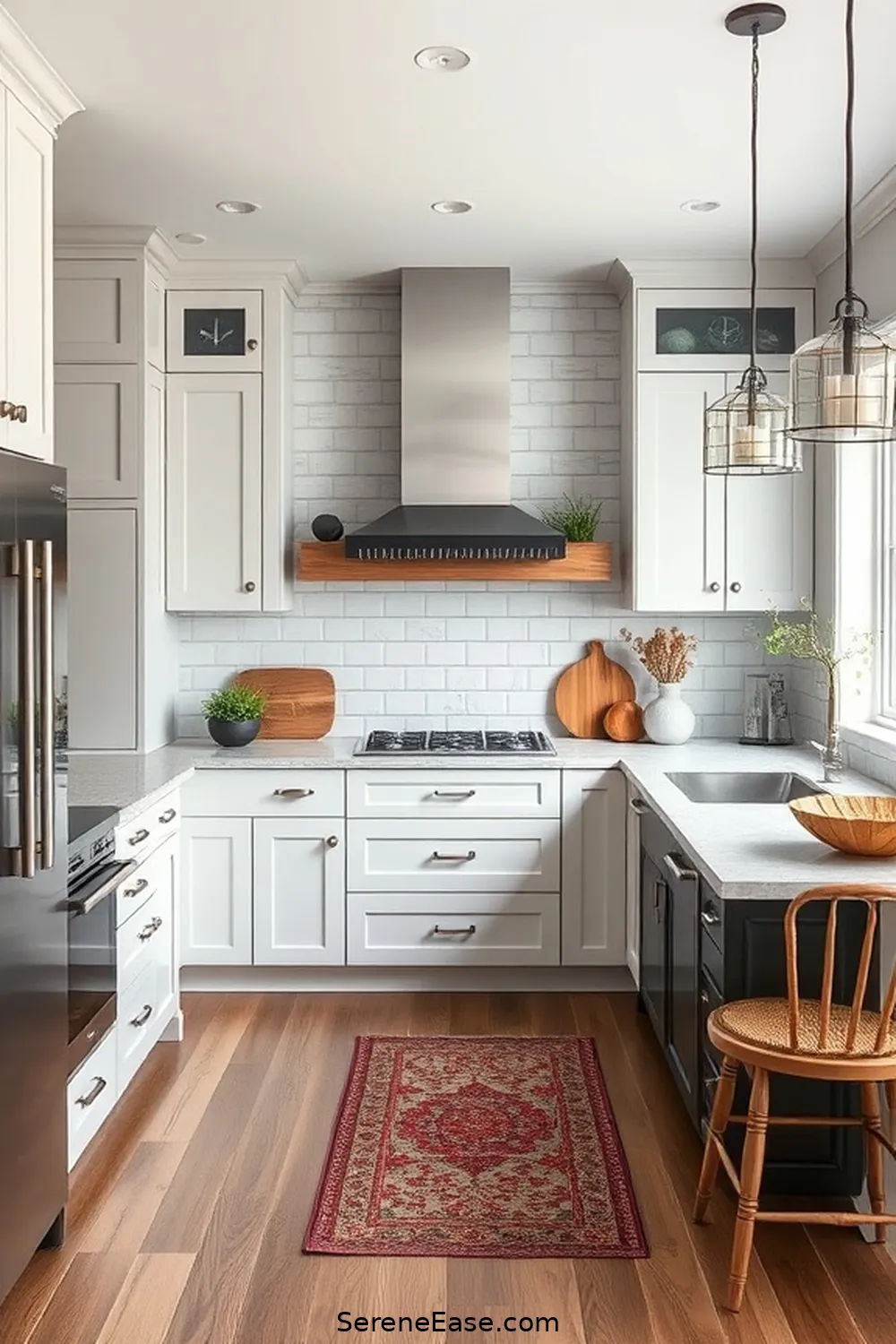 20 Ways to Achieve Monochromatic Kitchen in Modern Farmhouse Style ...