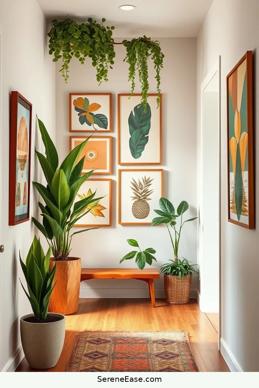 21 Ways to Incorporate Earth Tones in Mid-Century Modern Hallways ...
