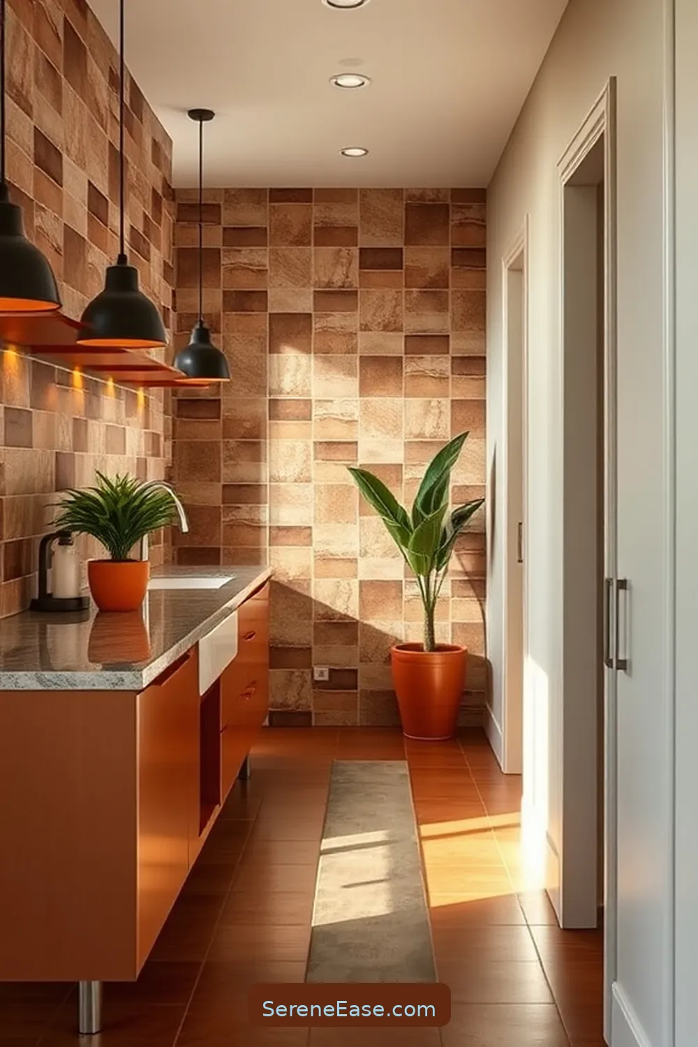 21 Ways to Incorporate Earth Tones in Mid-Century Modern Hallways ...