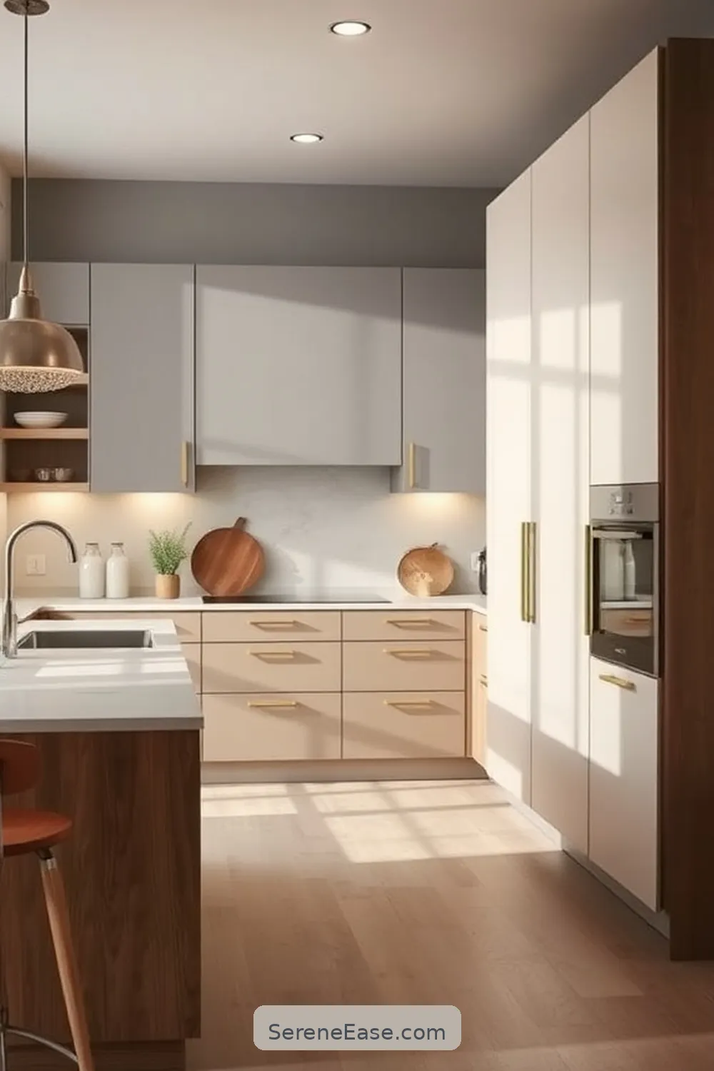 21 Ways to Use Neutral Tones in Mid-Century Modern Style Kitchens ...