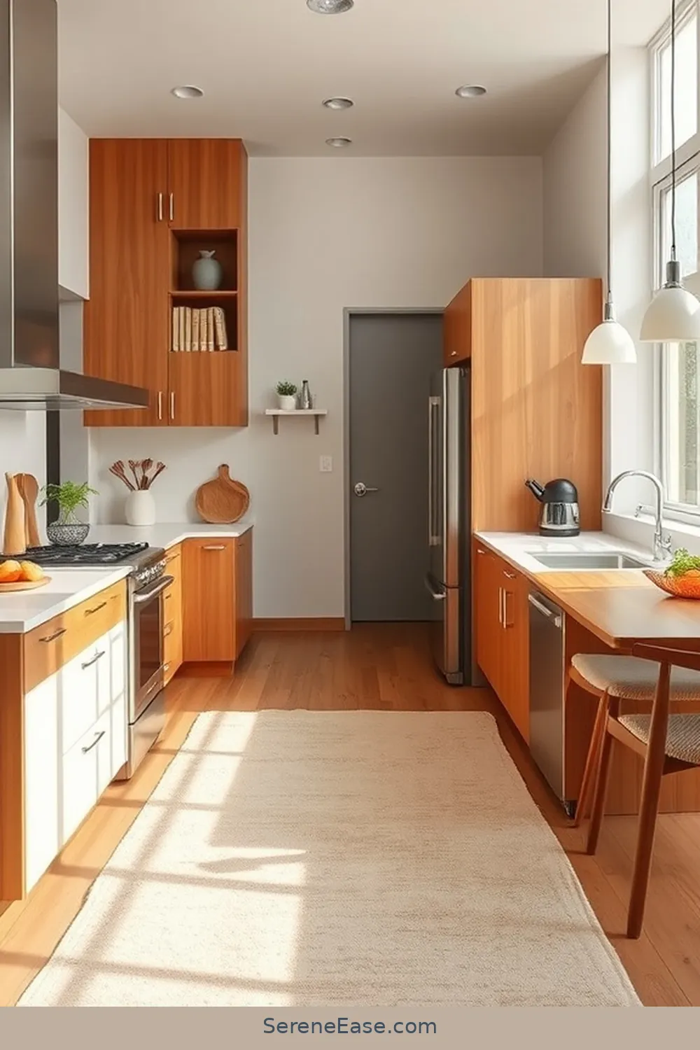 21 Ways to Use Neutral Tones in Mid-Century Modern Style Kitchens ...