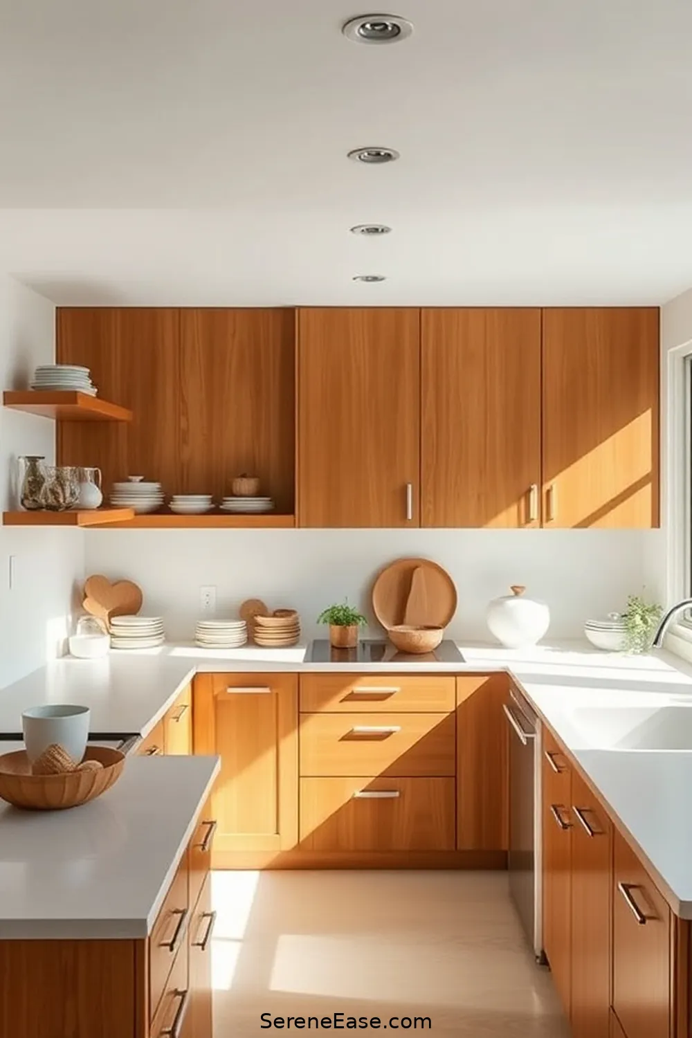 21 Ways to Use Neutral Tones in Mid-Century Modern Style Kitchens ...