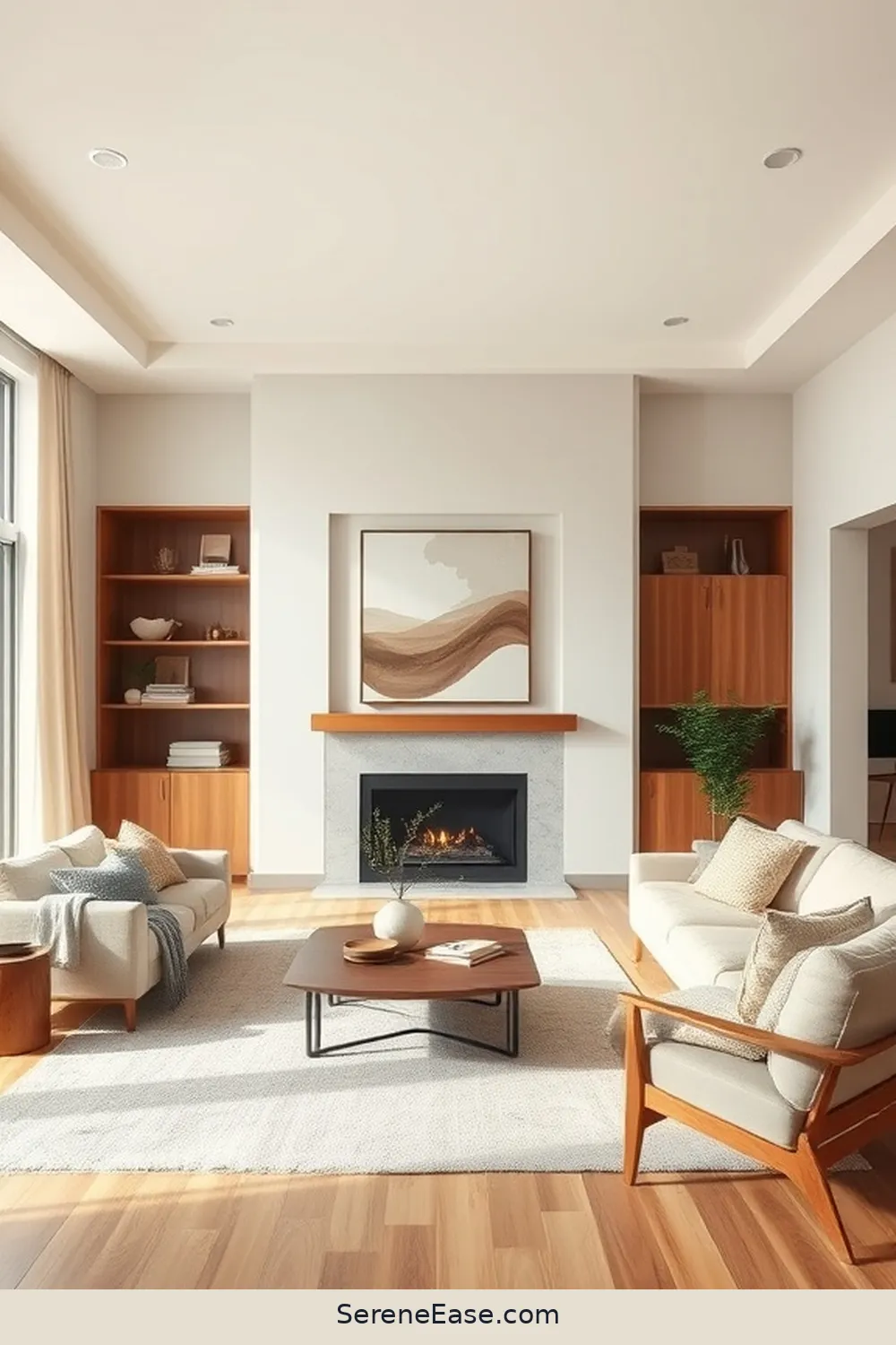 22 Ways to Use Neutral Tones in a Mid-Century Modern Living Room Style ...