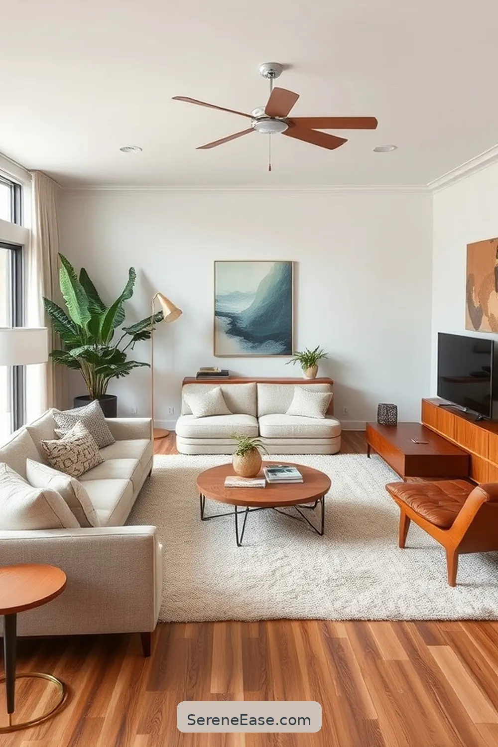 22 Ways to Use Neutral Tones in a Mid-Century Modern Living Room Style ...