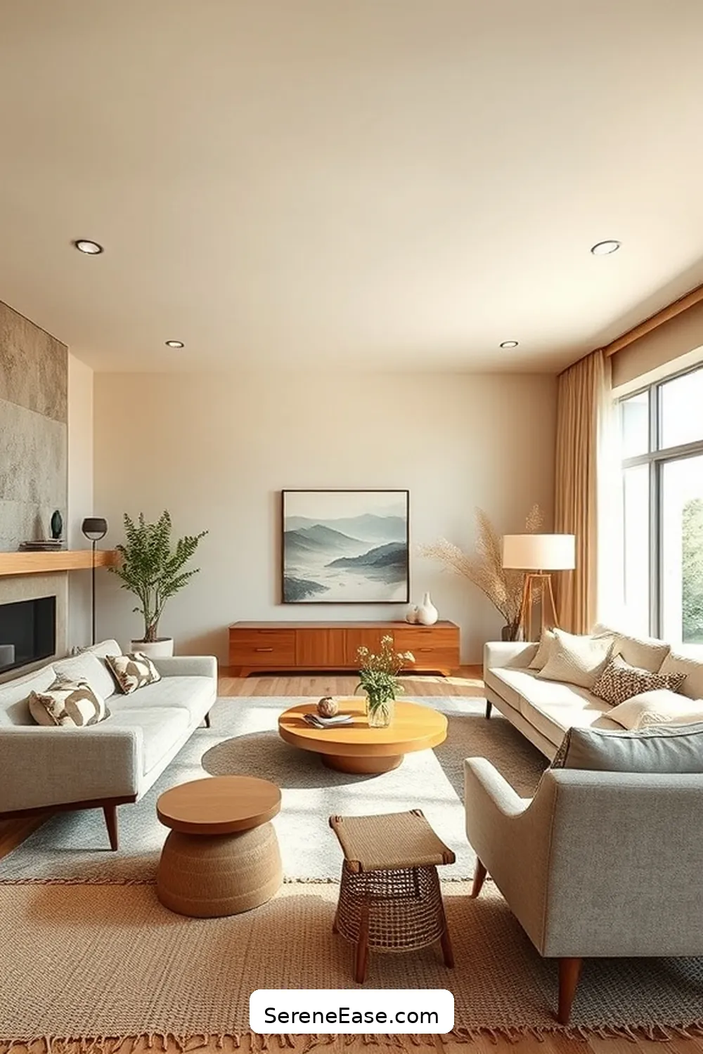 22 Ways to Use Neutral Tones in a Mid-Century Modern Living Room Style ...