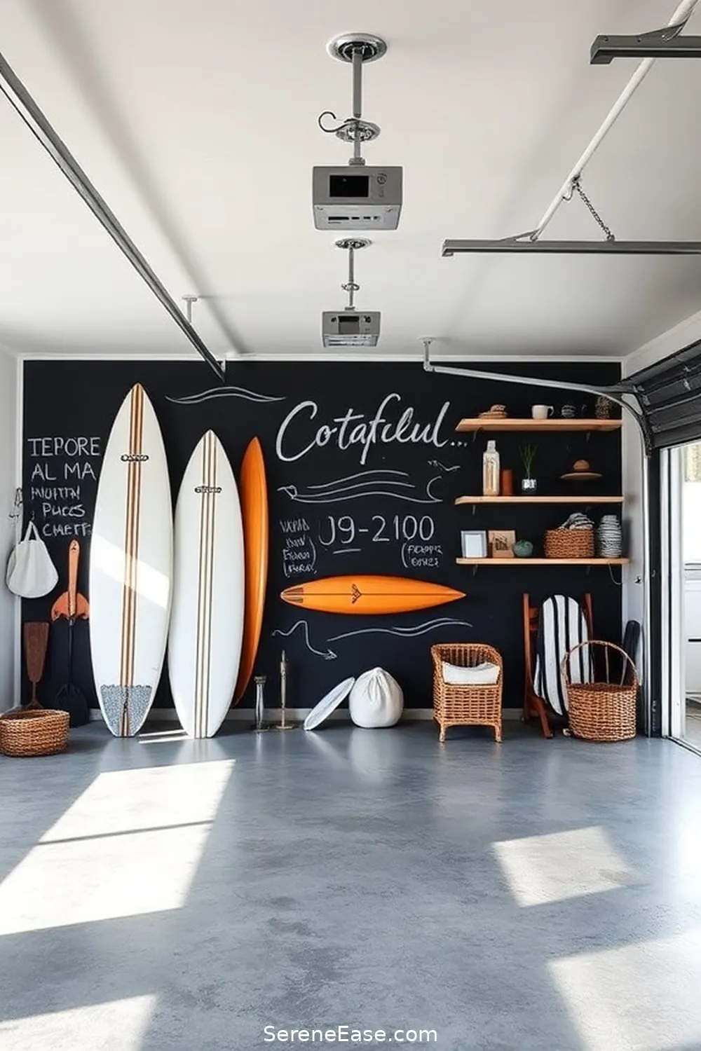 23 Ways to Achieve Black and White Garage Coastal Style - Serene Ease