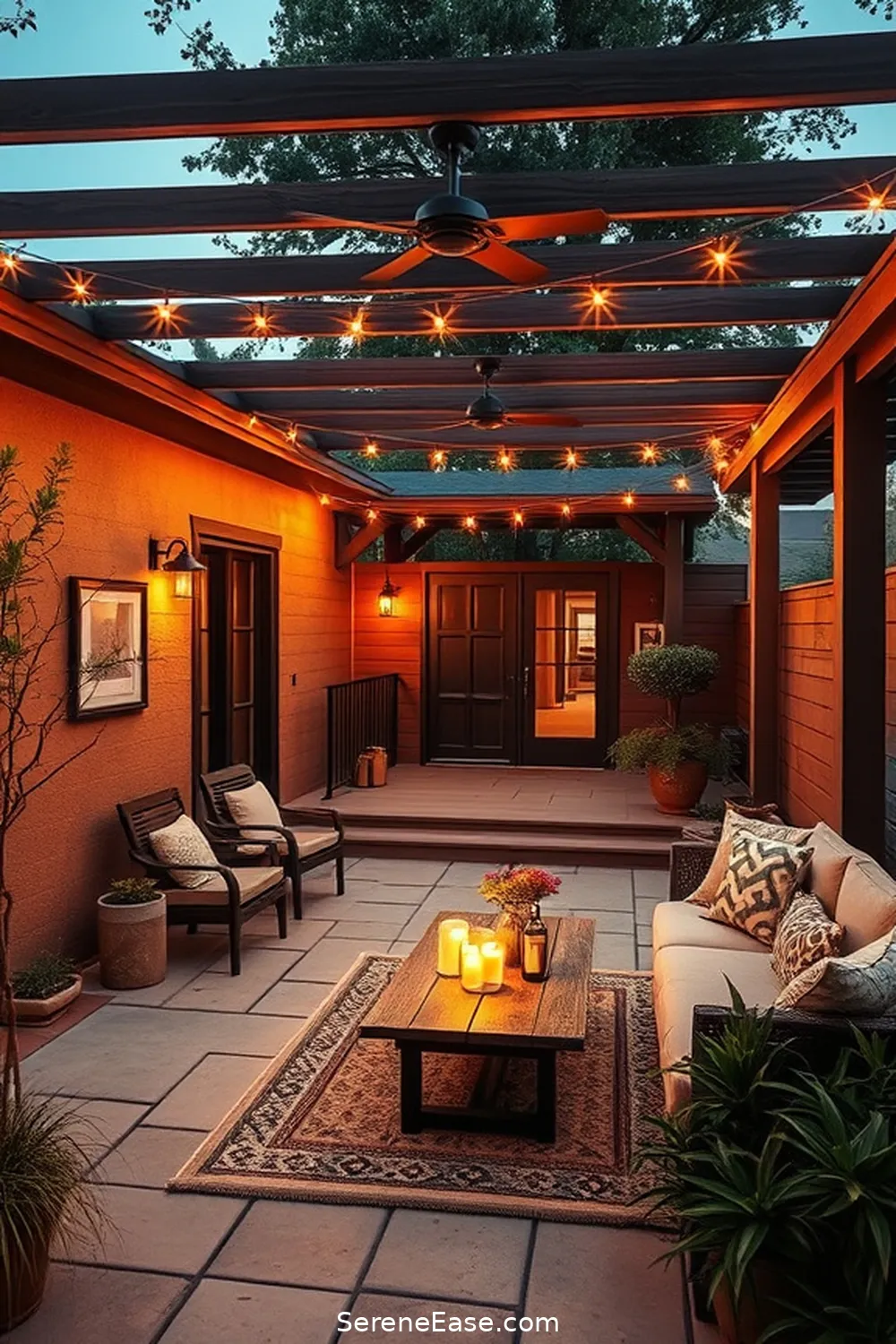 Designing an Outdoor Patio in Earth Tones and Mid-Century Modern Style ...
